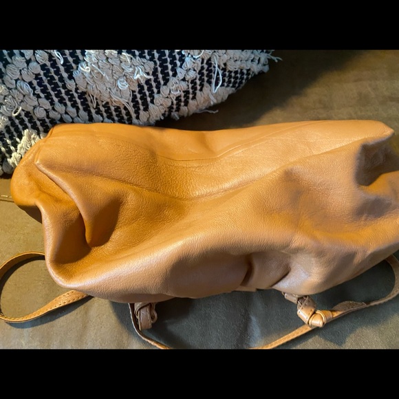 Bags | Caramel Leather Dumpling Bag | Poshmark